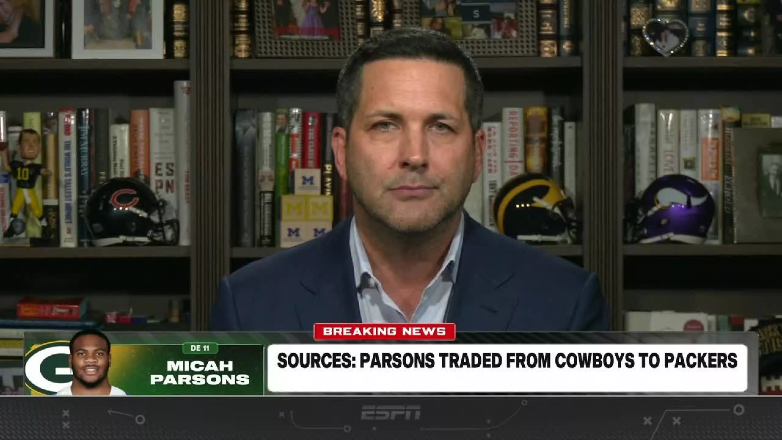 Adam Schefter breaks down the Cowboys trading Micah Parsons to the ...