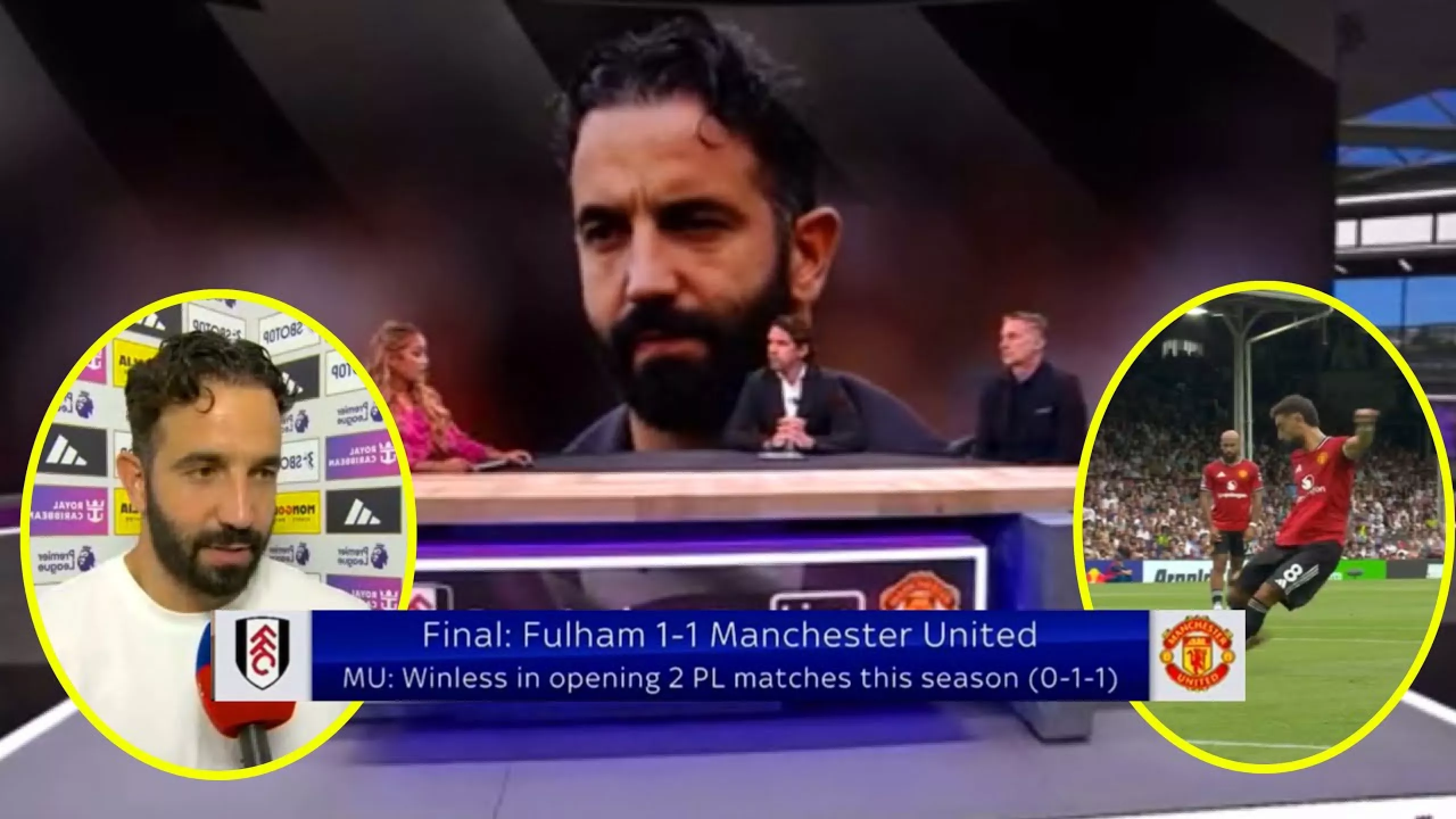 Fulham vs Manchester United 1-1 Ruben Amorim Reacts on Bruno Fernandes Penalty Miss: Clothes ...