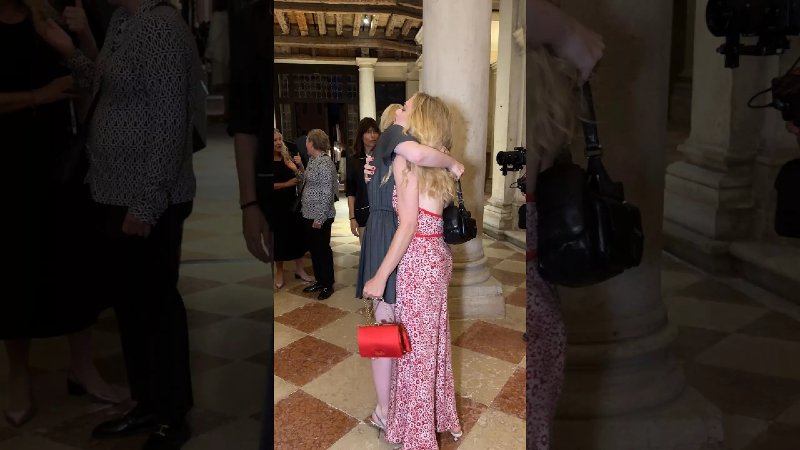 Amanda Seyfried and co-star Viola Prettejohn in Venice for "The ...