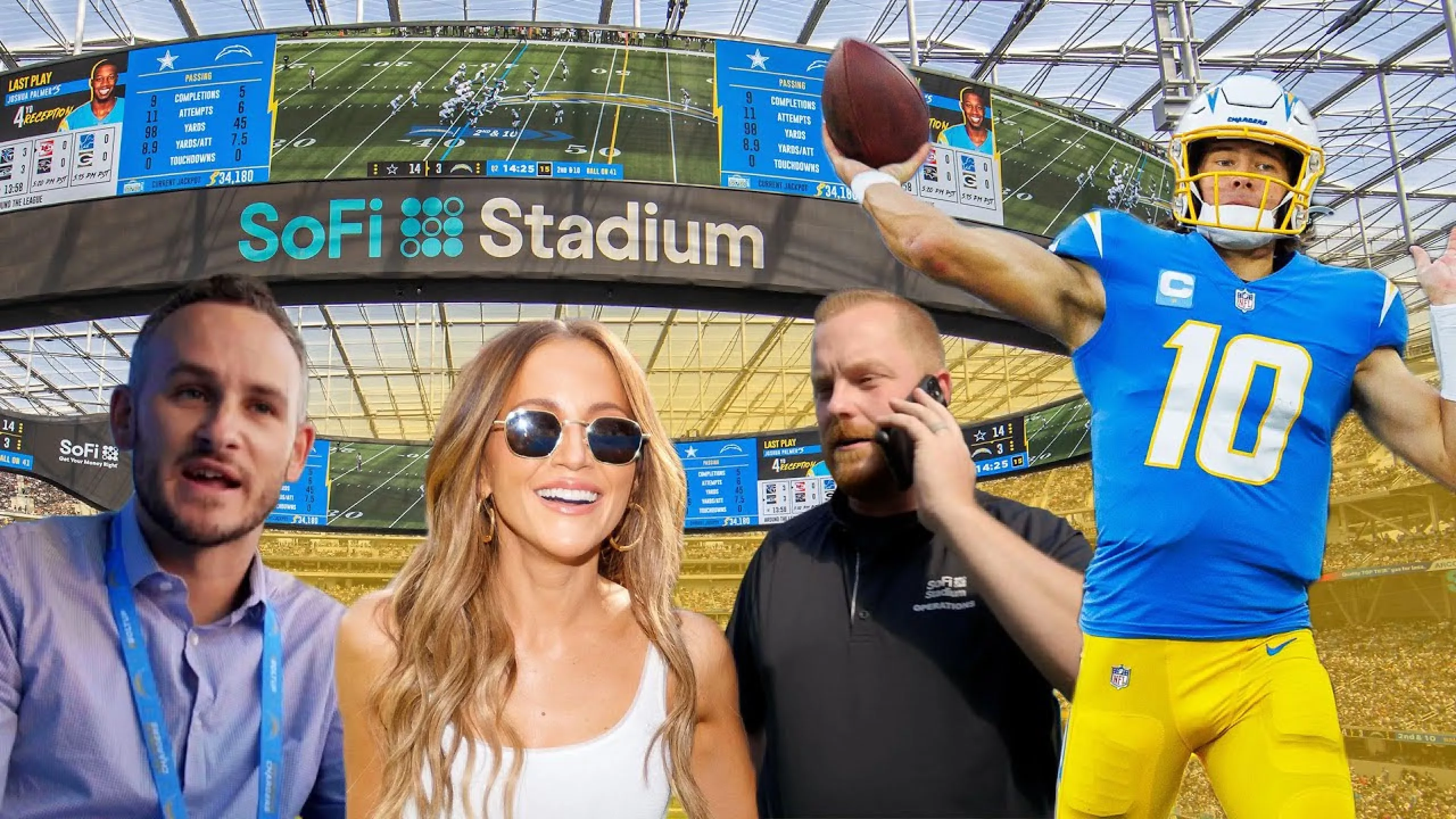 Everything That Goes Into A SoFi Stadium Game Day | LA Chargers: Ropa ...