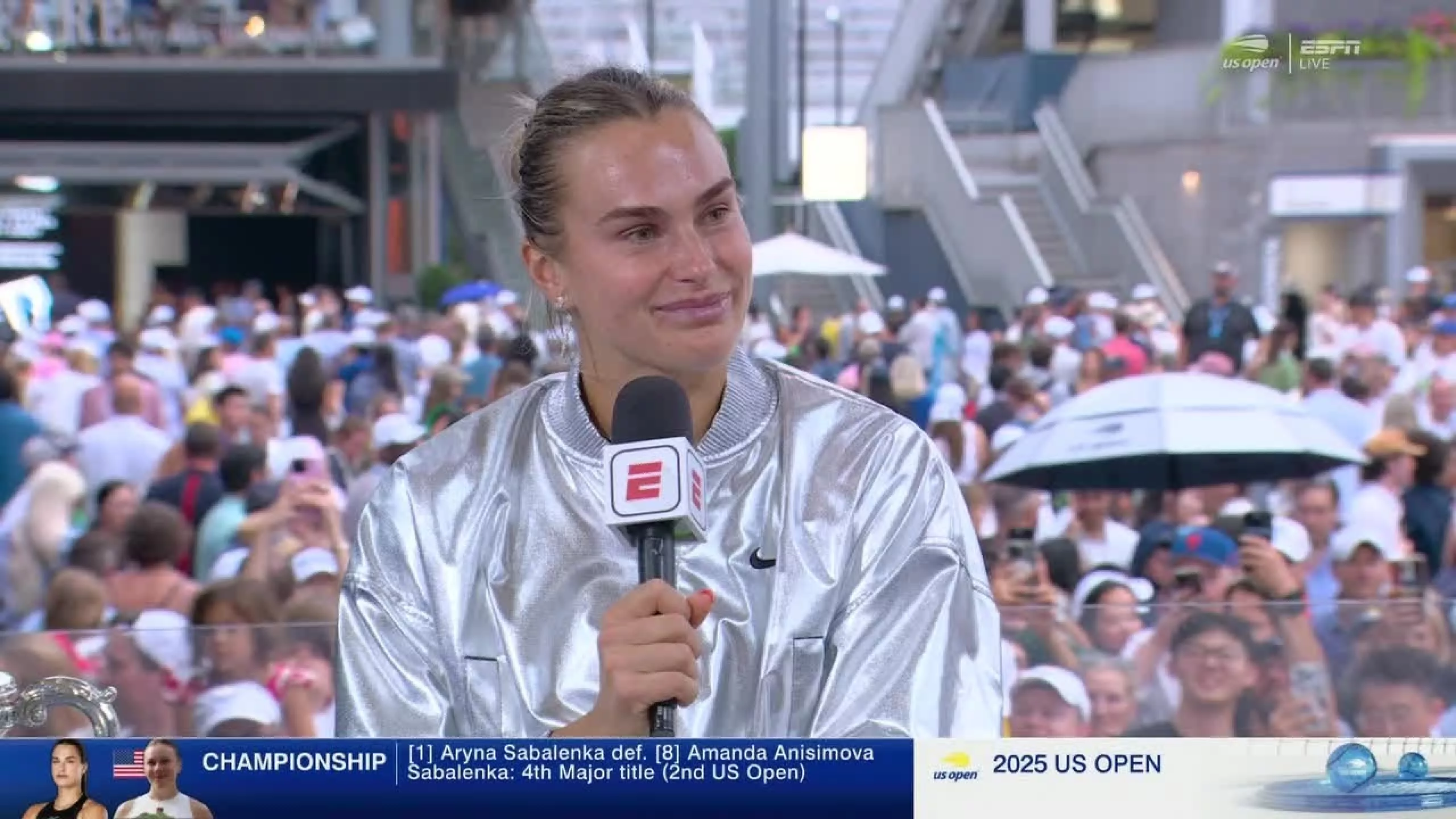 'I feel like the happiest person on earth' - Aryna Sabalenka after back ...