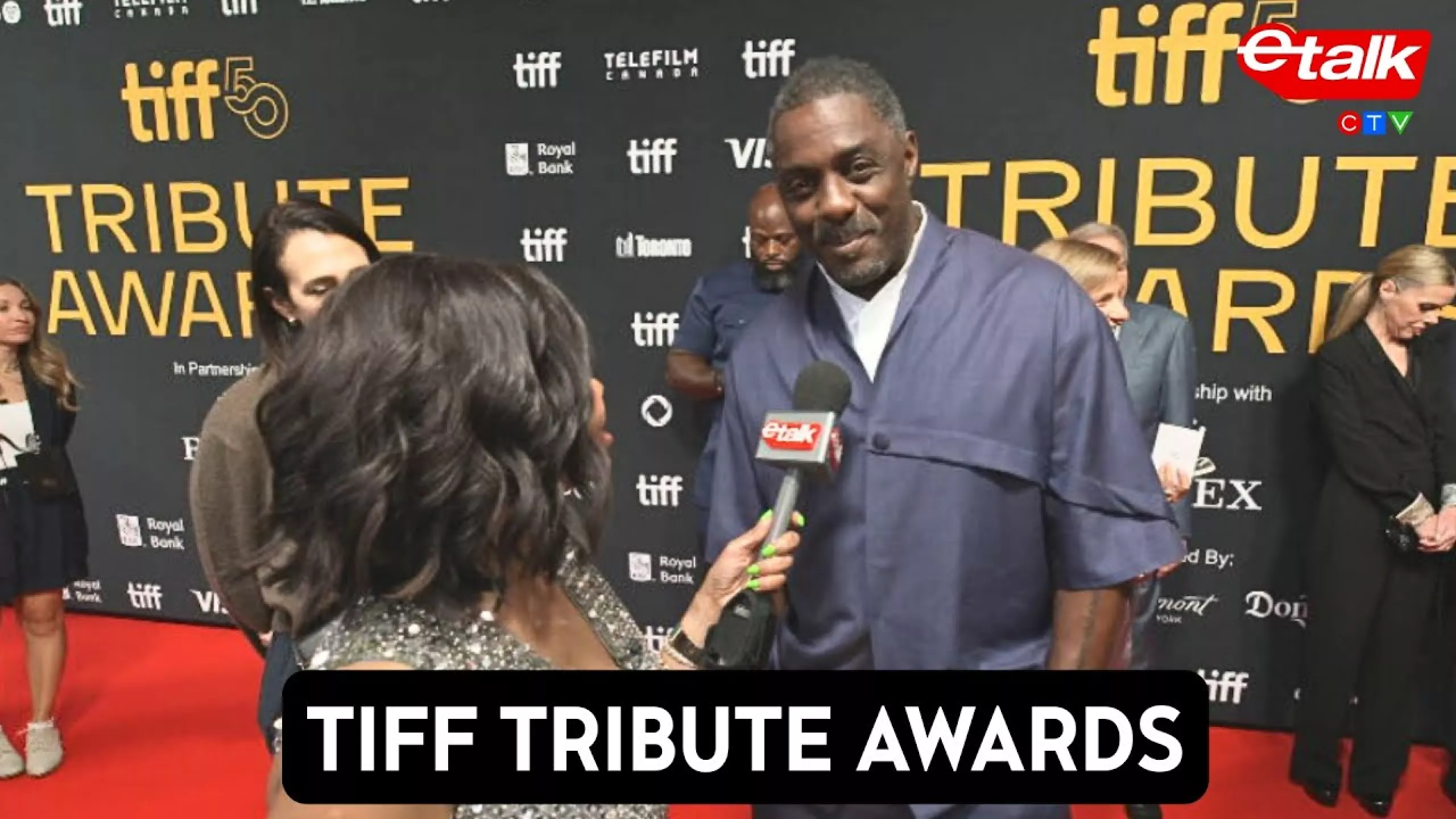 Idris Elba talks about working with Seal during TIFF Tribute Awards: Clothes, Outfits, Brands ...
