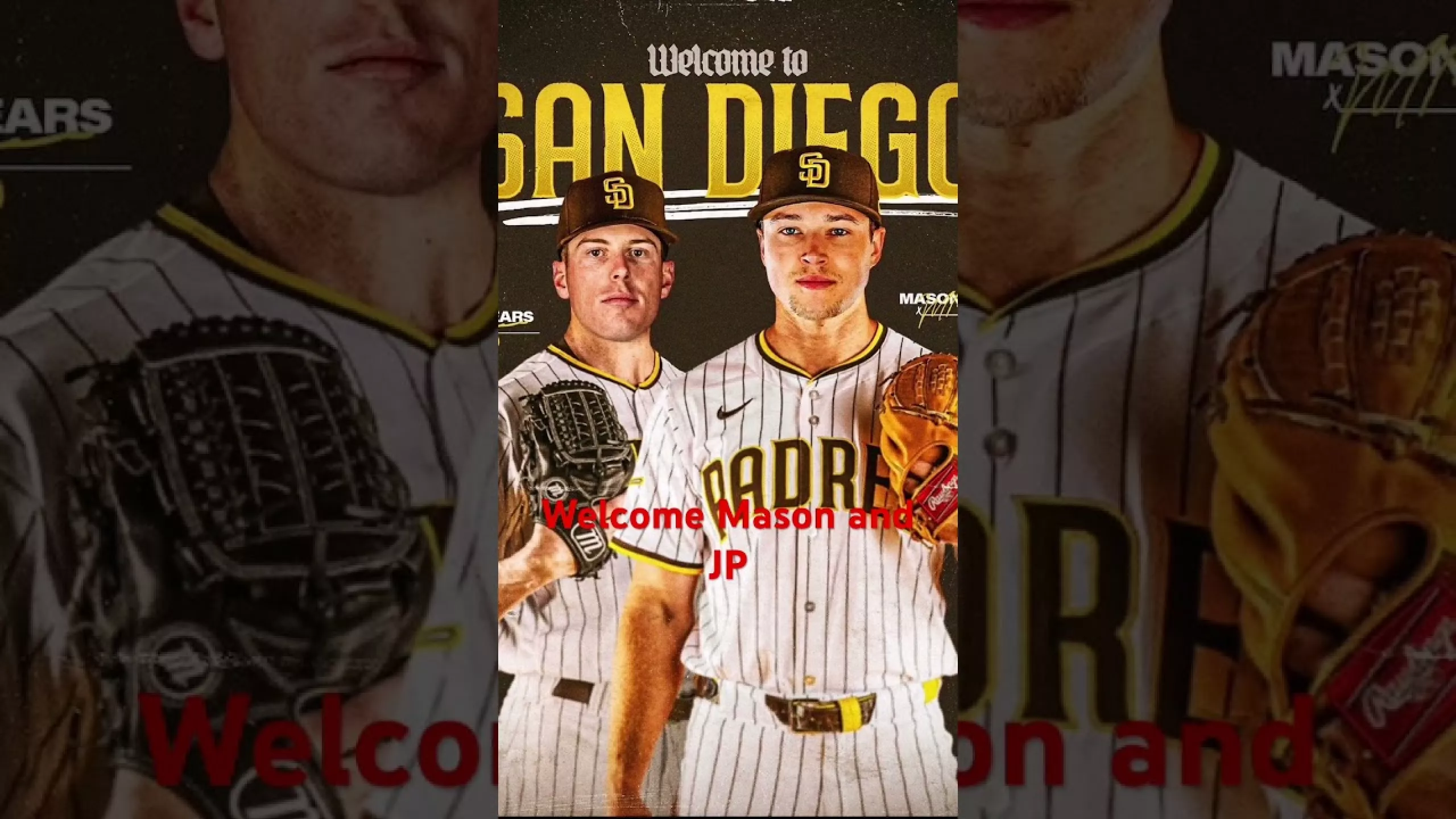Welcome Mason Miller and JP Sears to the San Diego Padres!! 🎉🎉: Clothes ...