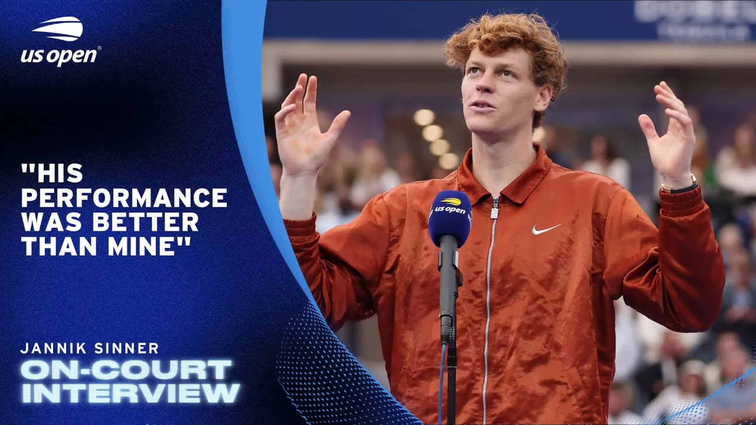 Jannik Sinner On-Court Interview | 2025 US Open Final: Ropa, Moda ...