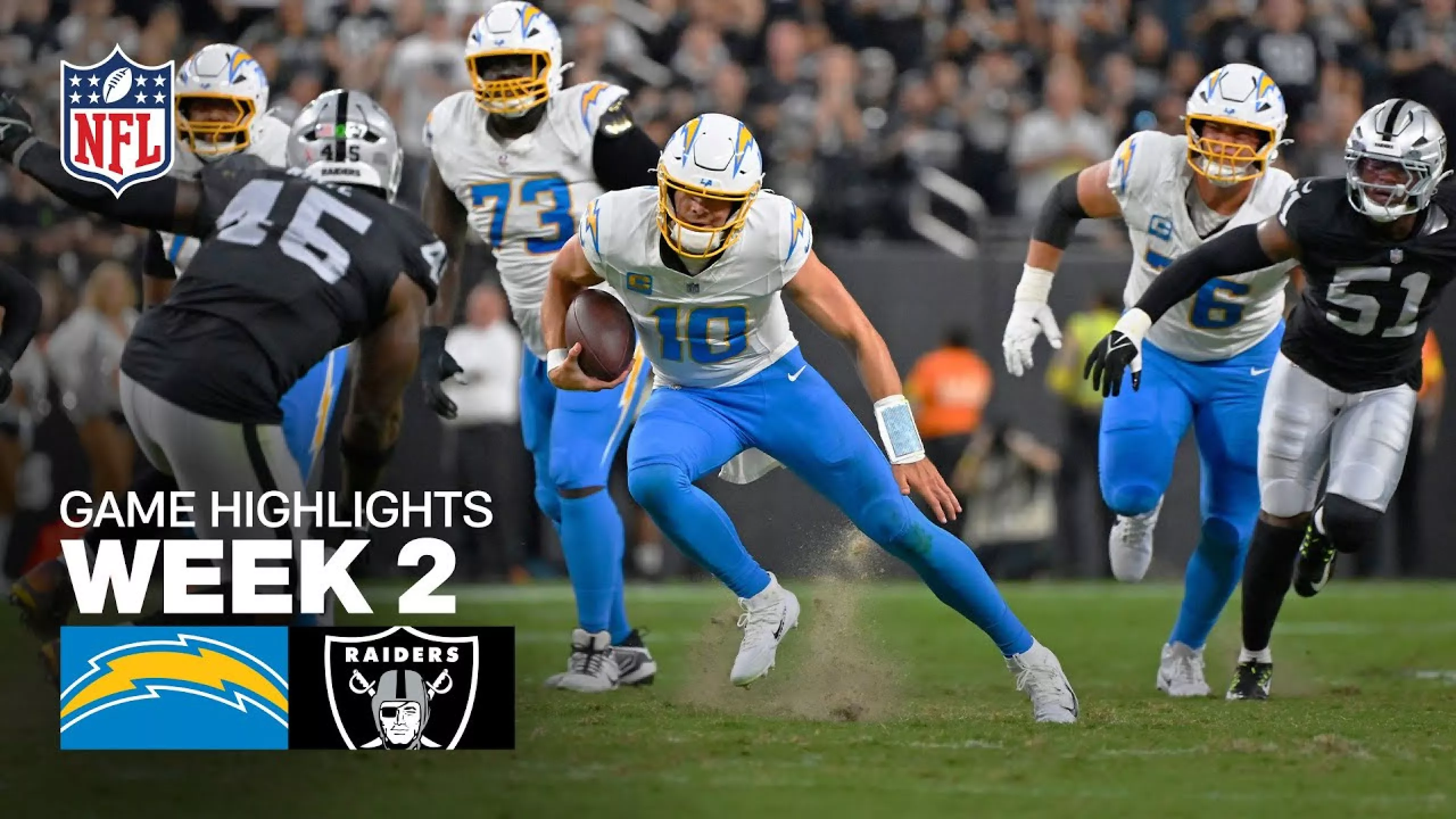 Los Angeles Chargers vs Las Vegas Raiders Game Highlights | 2025 NFL ...