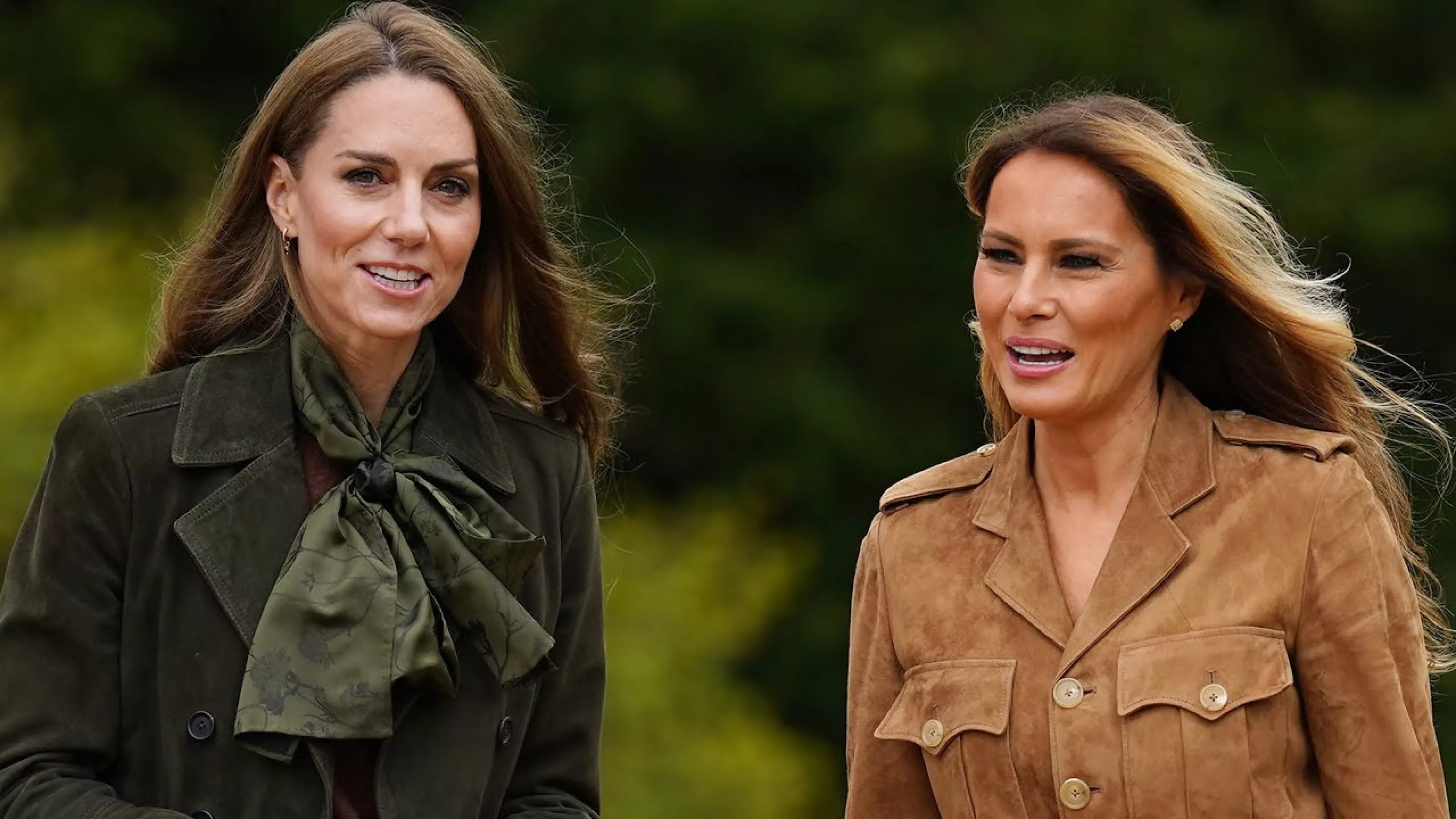 Kate Middleton and Melania Trump Team Up for First Solo Outing Together ...