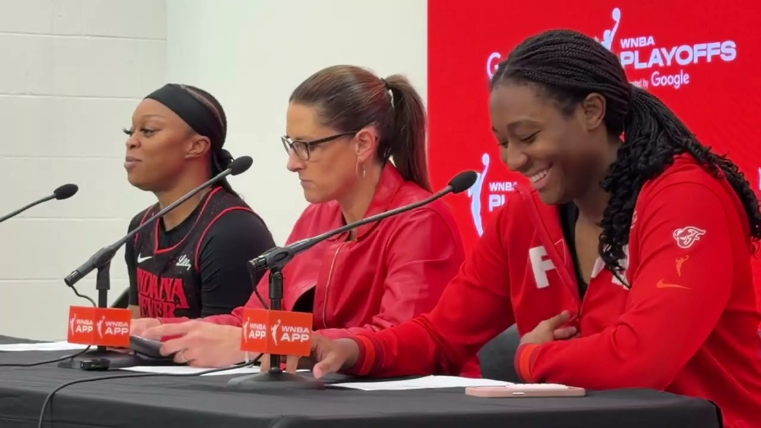 Aliyah Boston, Odyssey Sims, Steph White postgame | Indiana Fever beat ...