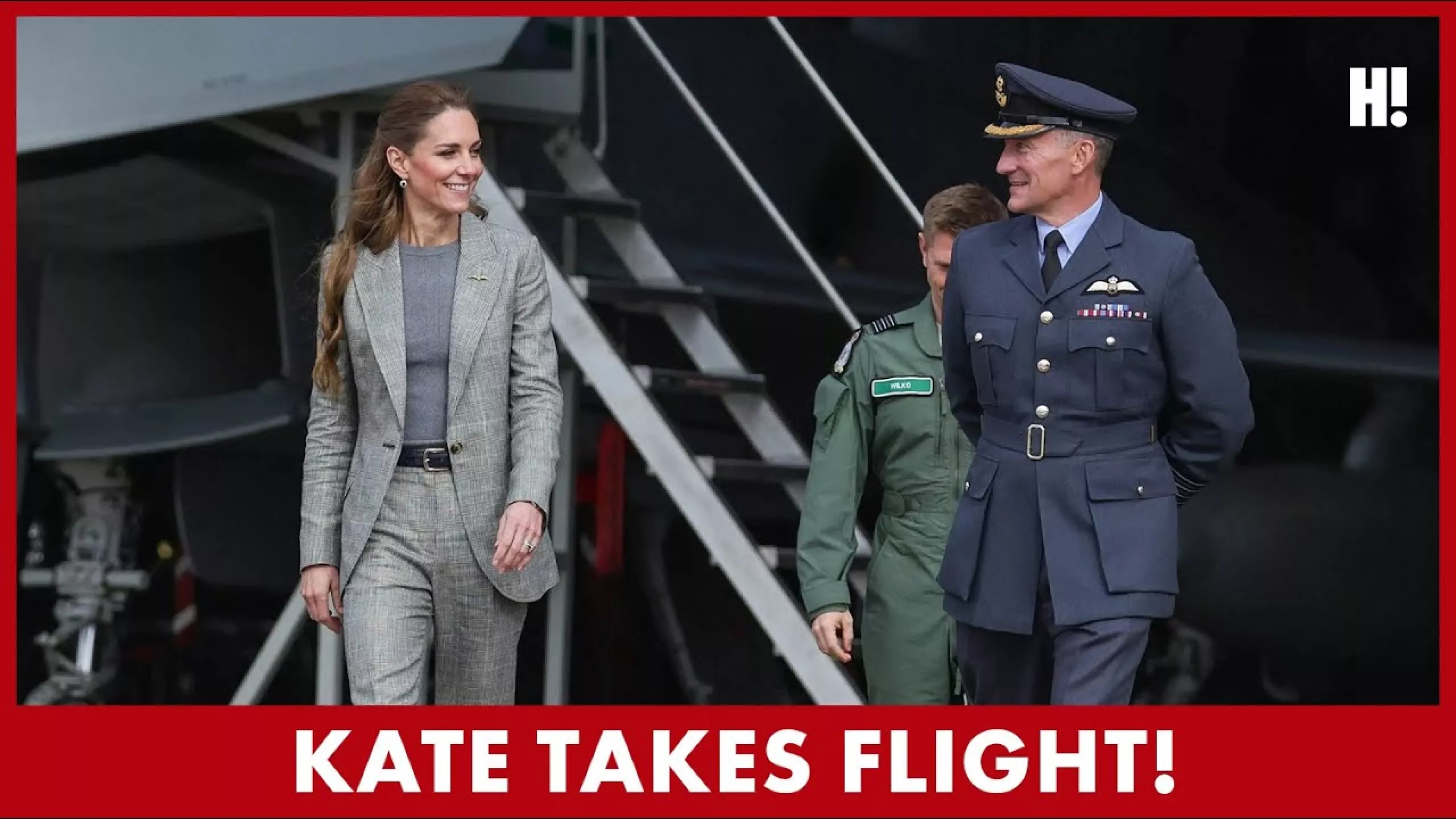 Kate Middleton visits RAF military base in Coningsby | HELLO!: Ropa ...