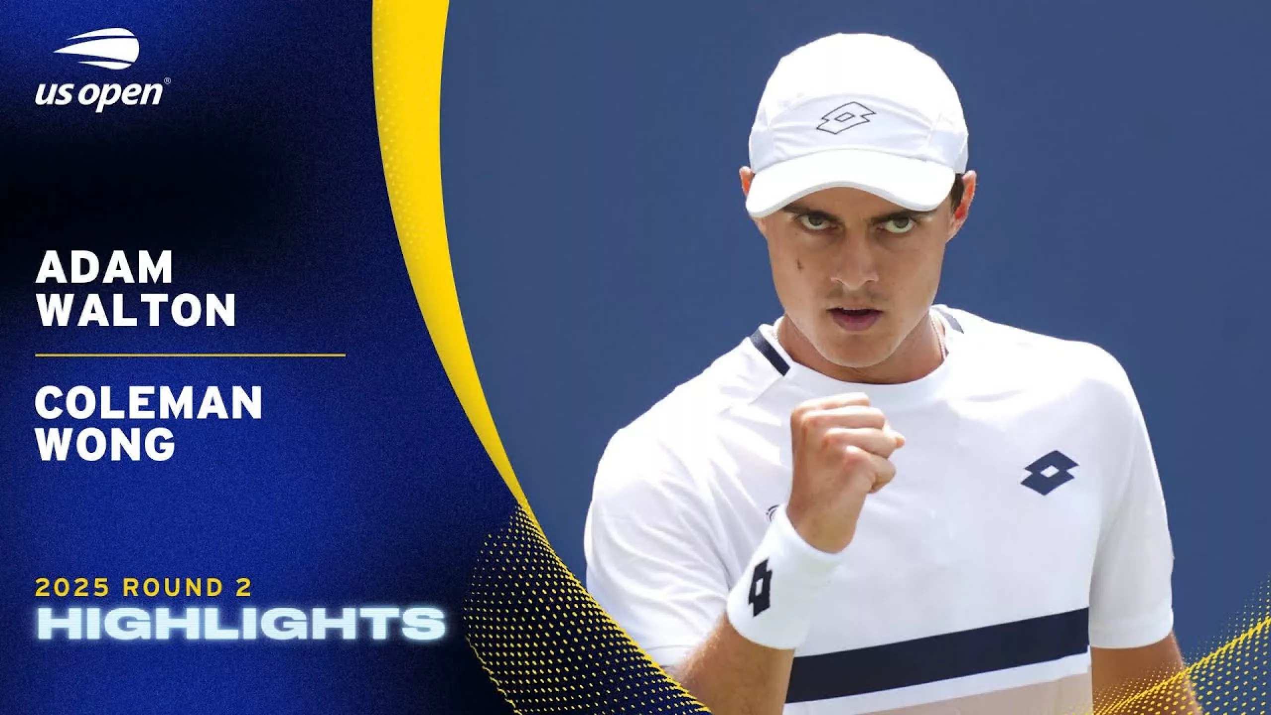 Adam Walton vs. Coleman Wong Highlights | 2025 US Open Round 2: Clothes ...