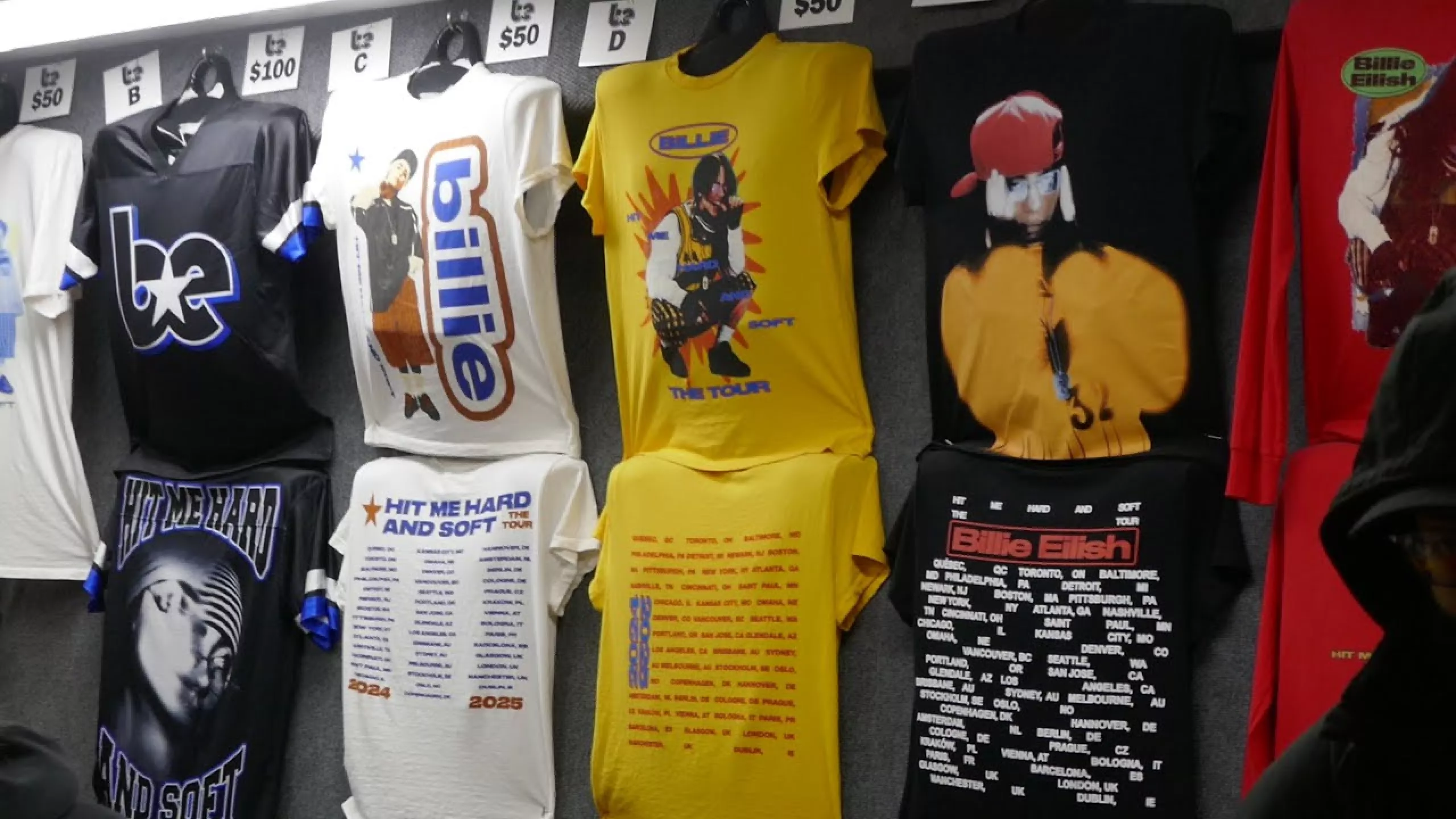 Billie Eilish Hit Me Hard And Soft Tour Merch Kia Forum Night 1 ...
