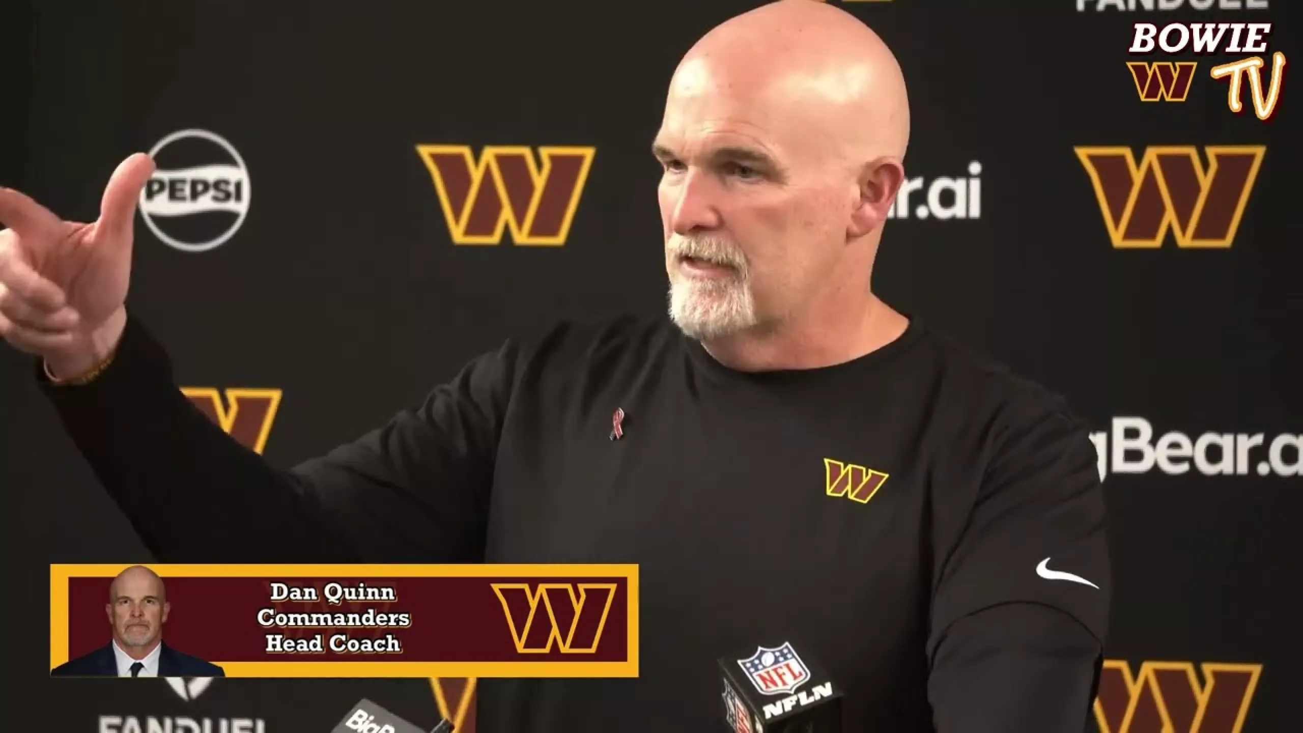 Hear From Washington Commanders Head Coach Dan Quinn | Commanders vs ...