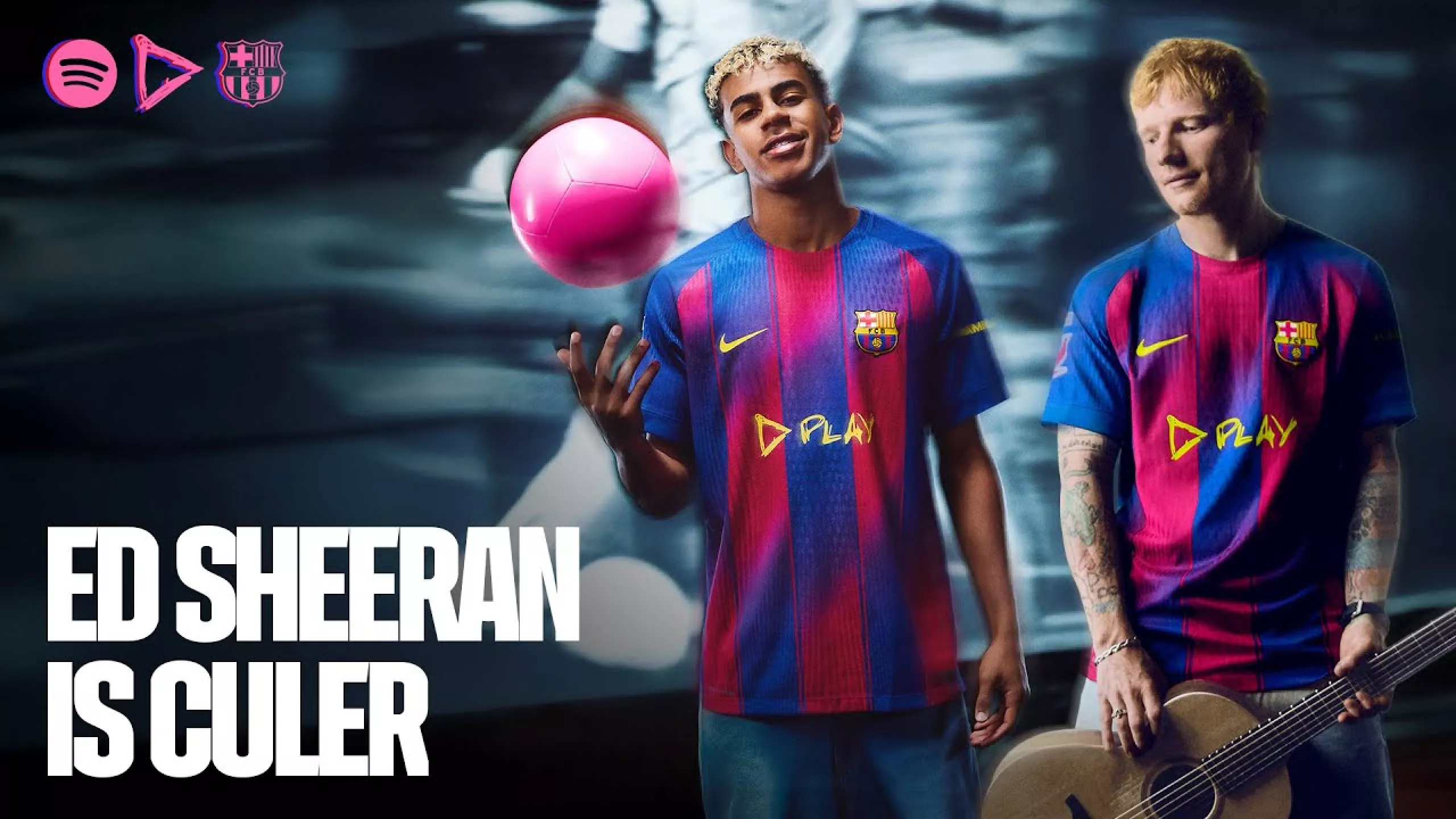 TIME TO PLAY. BARÇA x SPOTIFY x ED SHEERAN | FC Barcelona 🔵🔴: Clothes ...