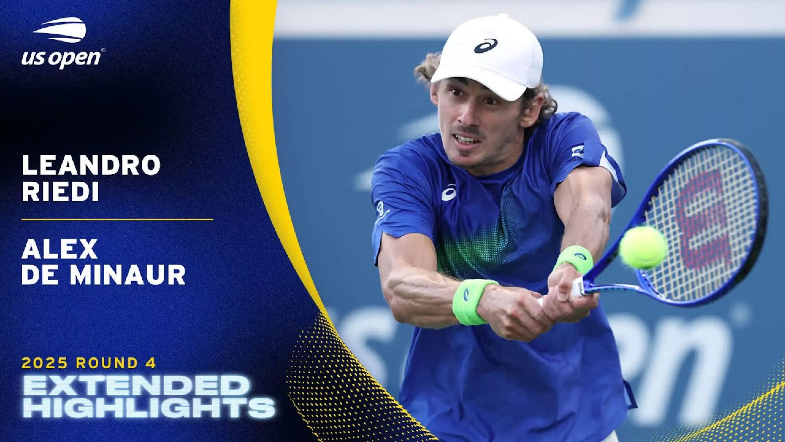 Leandro Riedi vs. Alex de Minaur Extended Highlights | 2025 US Open ...