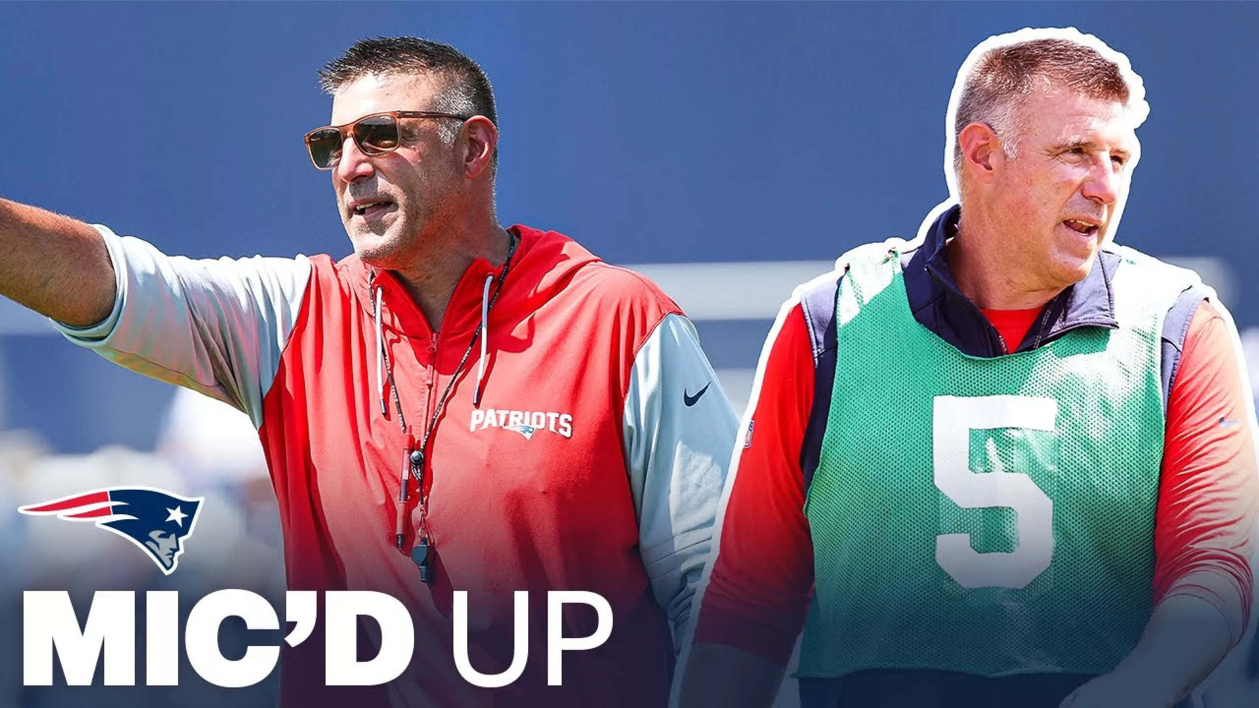 Head Coach Mike Vrabel Mic'd Up at Patriots Training Camp: Ropa, Moda ...