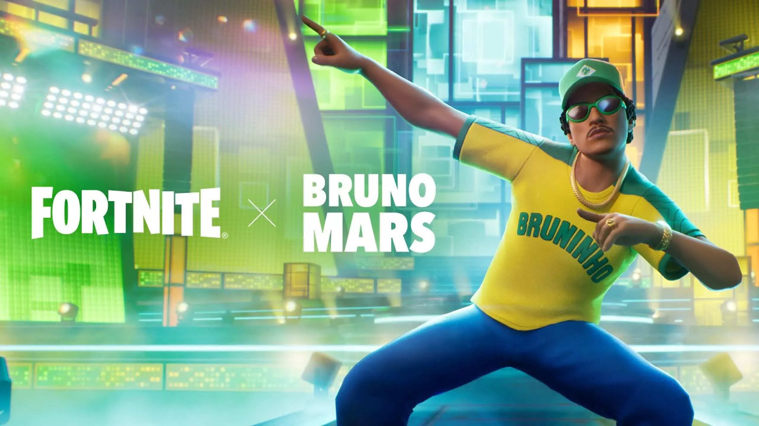 Fortnite x Bruno Mars - Official Trailer: Ropa, Moda, Marca, Look y Estilo | Spotern