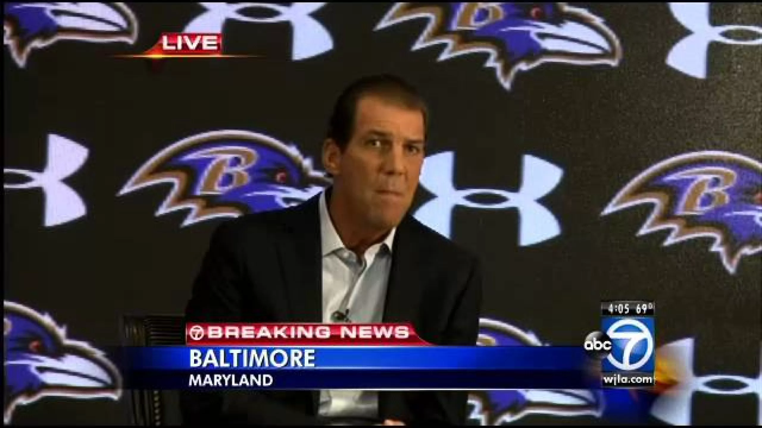 Baltimore Ravens Owner Steve Bisciotti press conference: Clothes ...