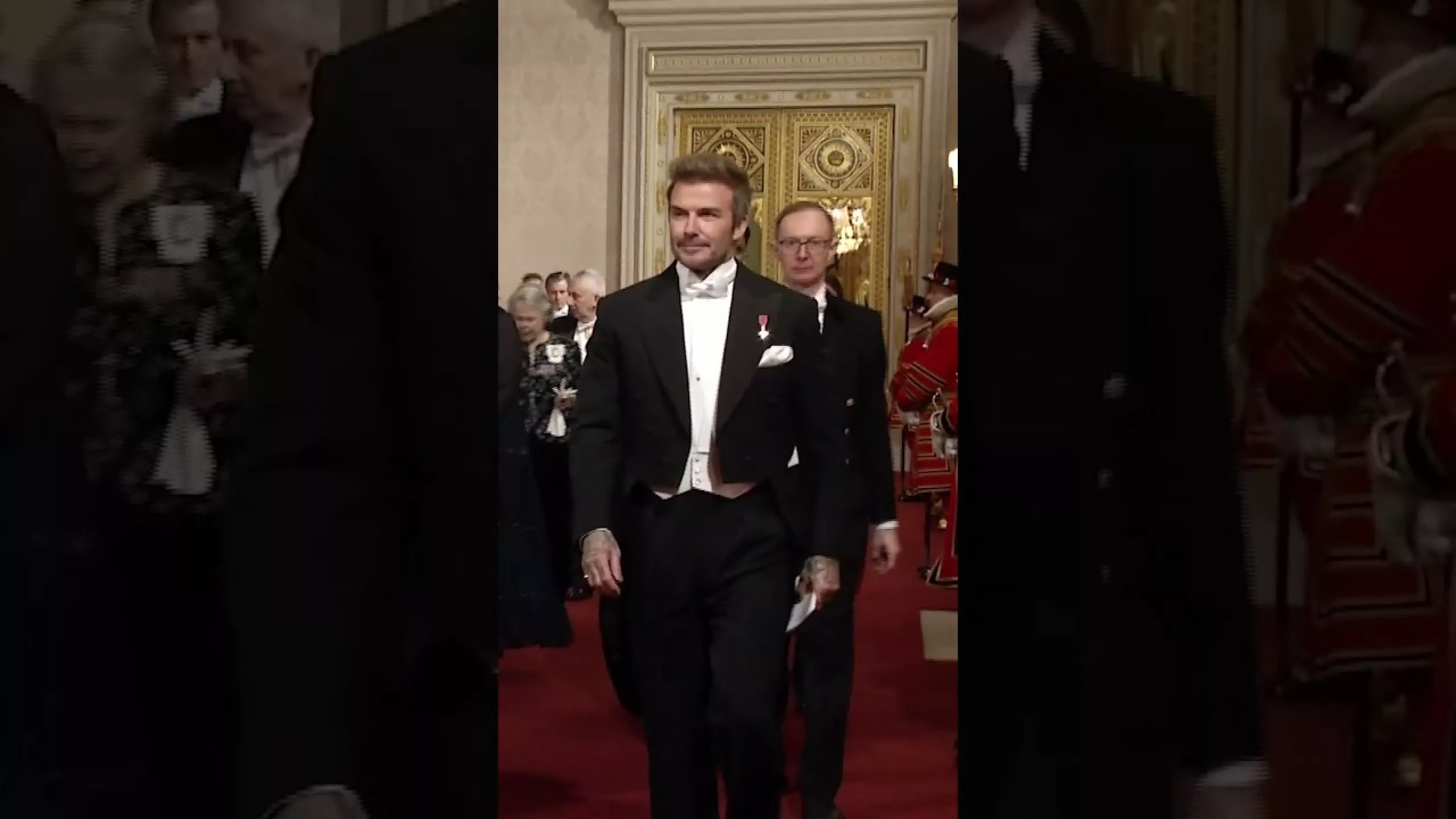 Victoria and David Beckham Make Surprise Appearance at King’s State ...