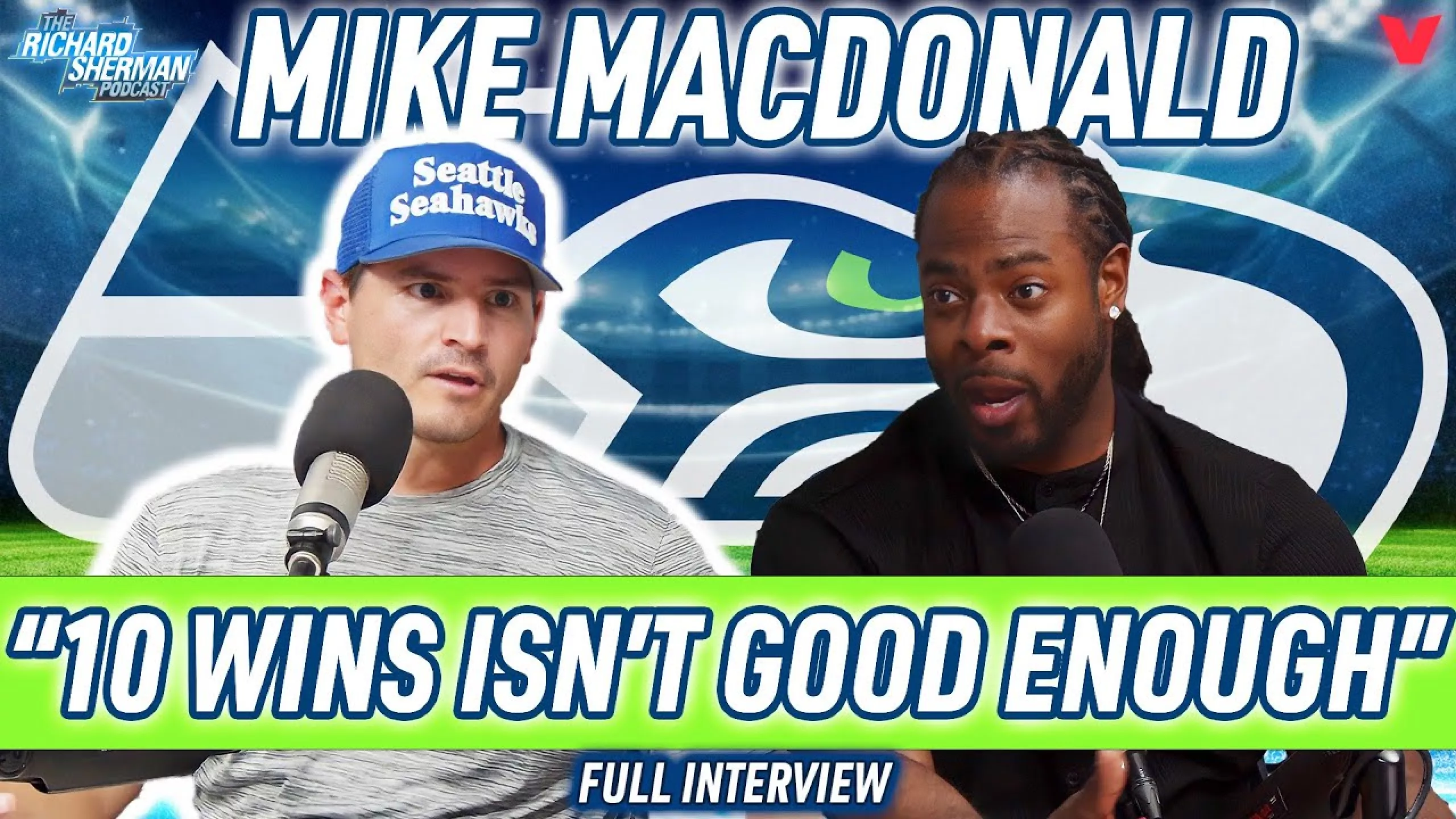Mike Macdonald talks Seahawks culture with Darnold, doubters & NFL ...