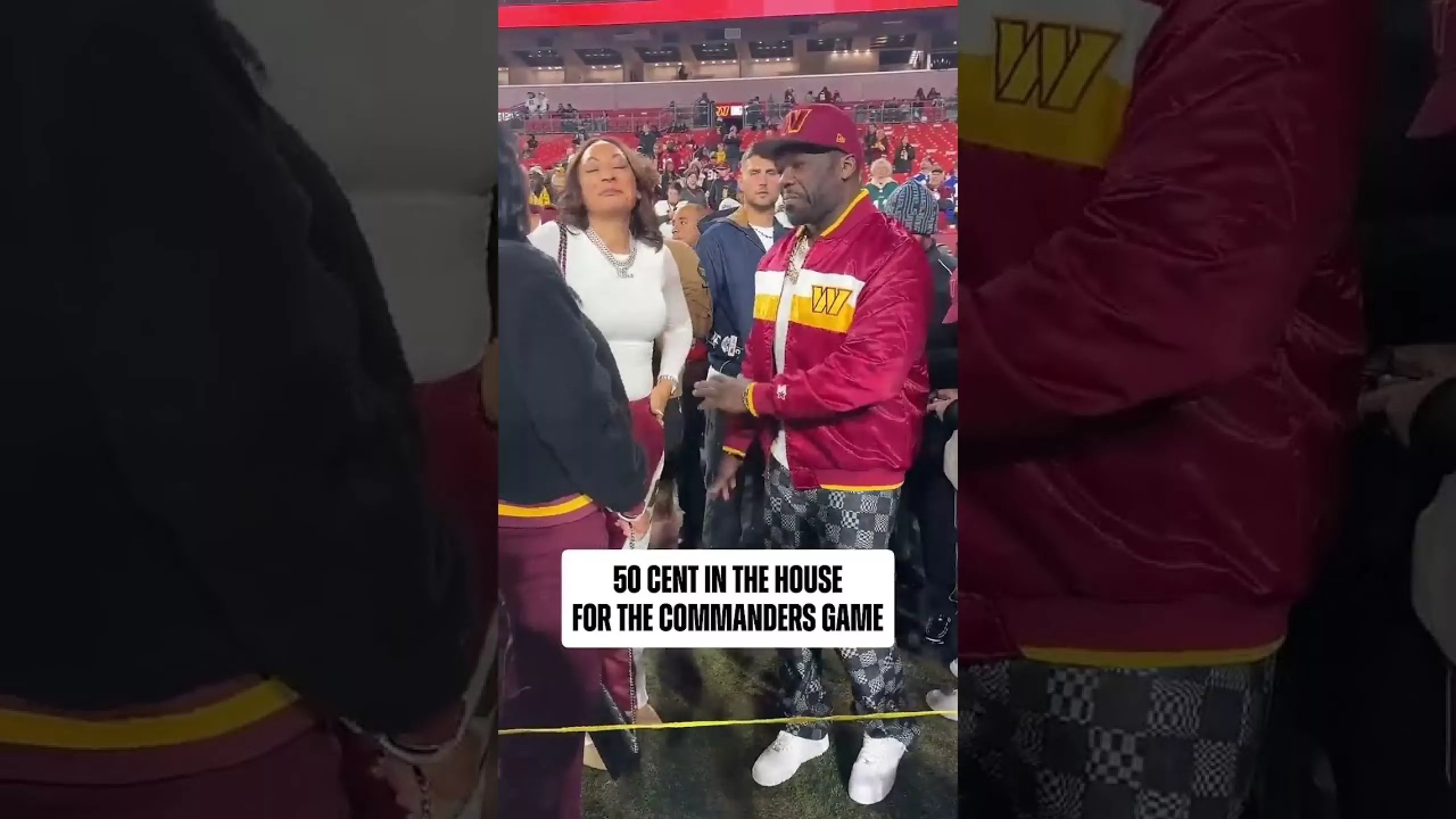 50 Cent hangin' Sideline at Commanders Game: Ropa, Moda, Marca, Look y ...