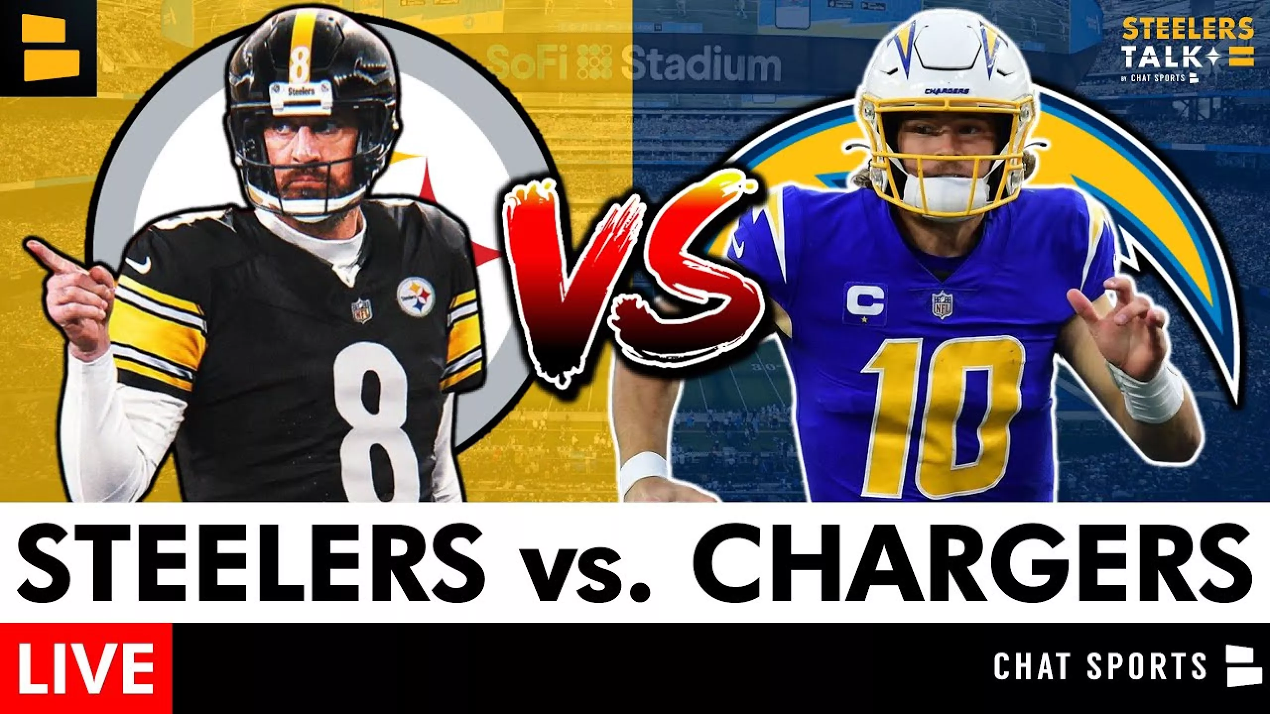 Steelers vs. Chargers Live Streaming Scoreboard, Free Play-By-Play ...