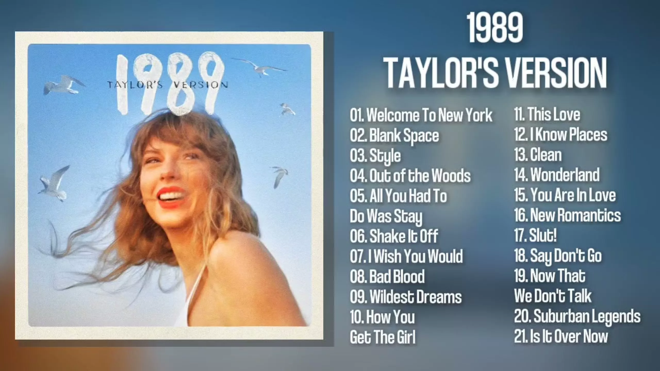 Taylor Swift - 1989 (Taylor's Version) (Full Album): Ropa, Moda, Marca ...