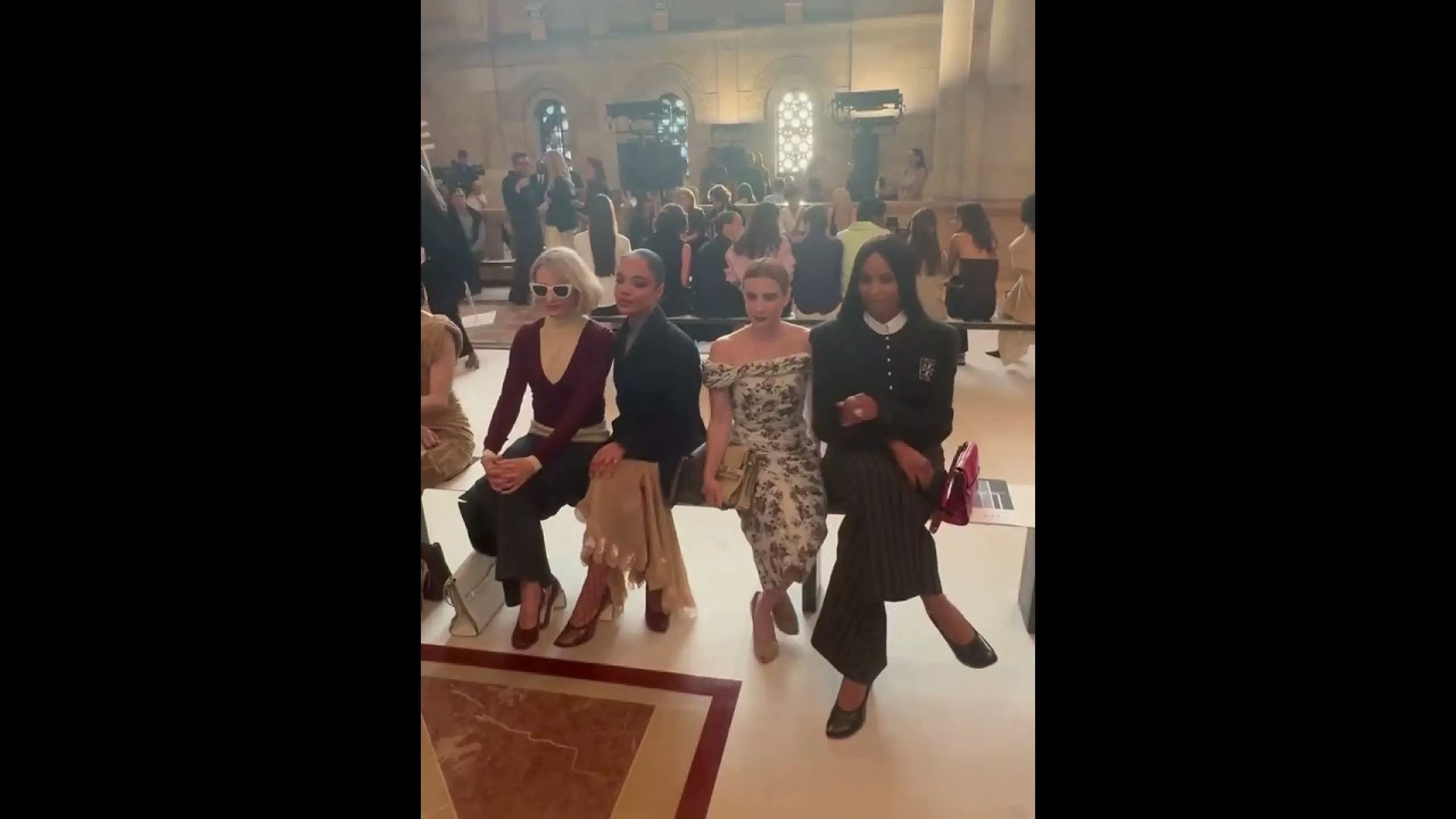 Jessica Alba, Ciara, Emma Roberts, and Naomi Watts at Tory Burch Spring ...