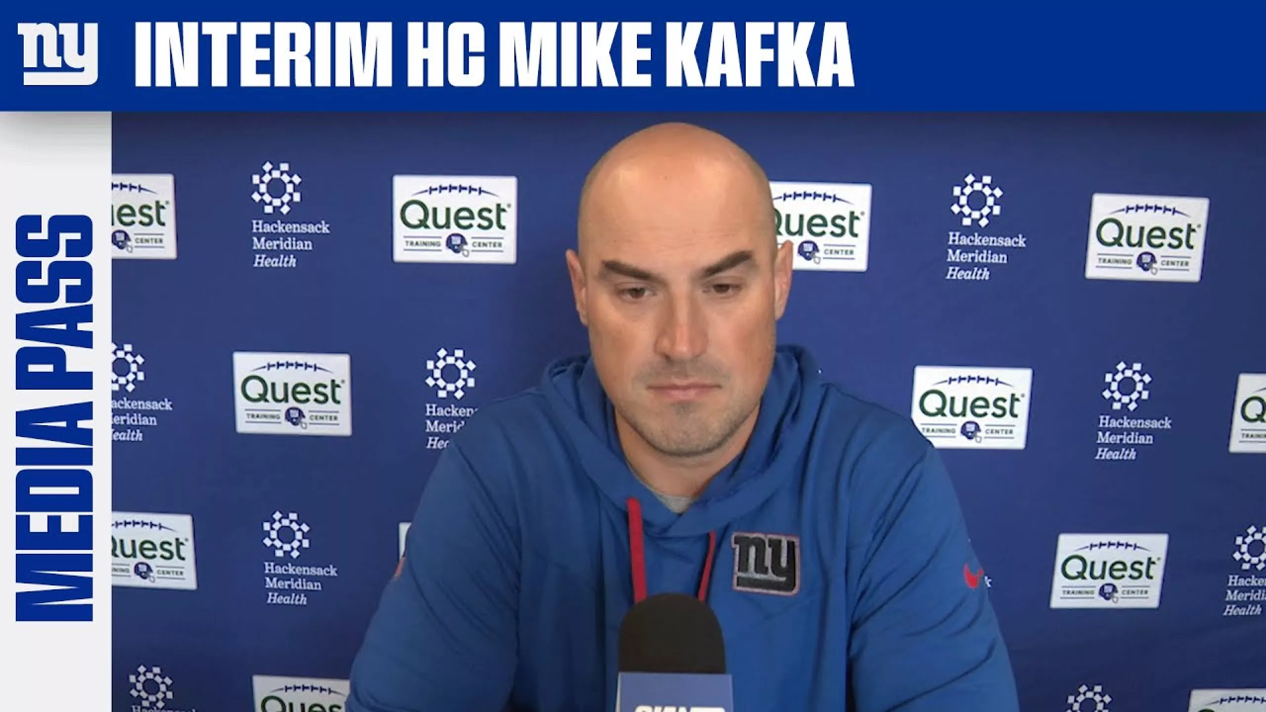 Interim Head Coach Mike Kafka Reviews Giants vs. Packers | New York ...
