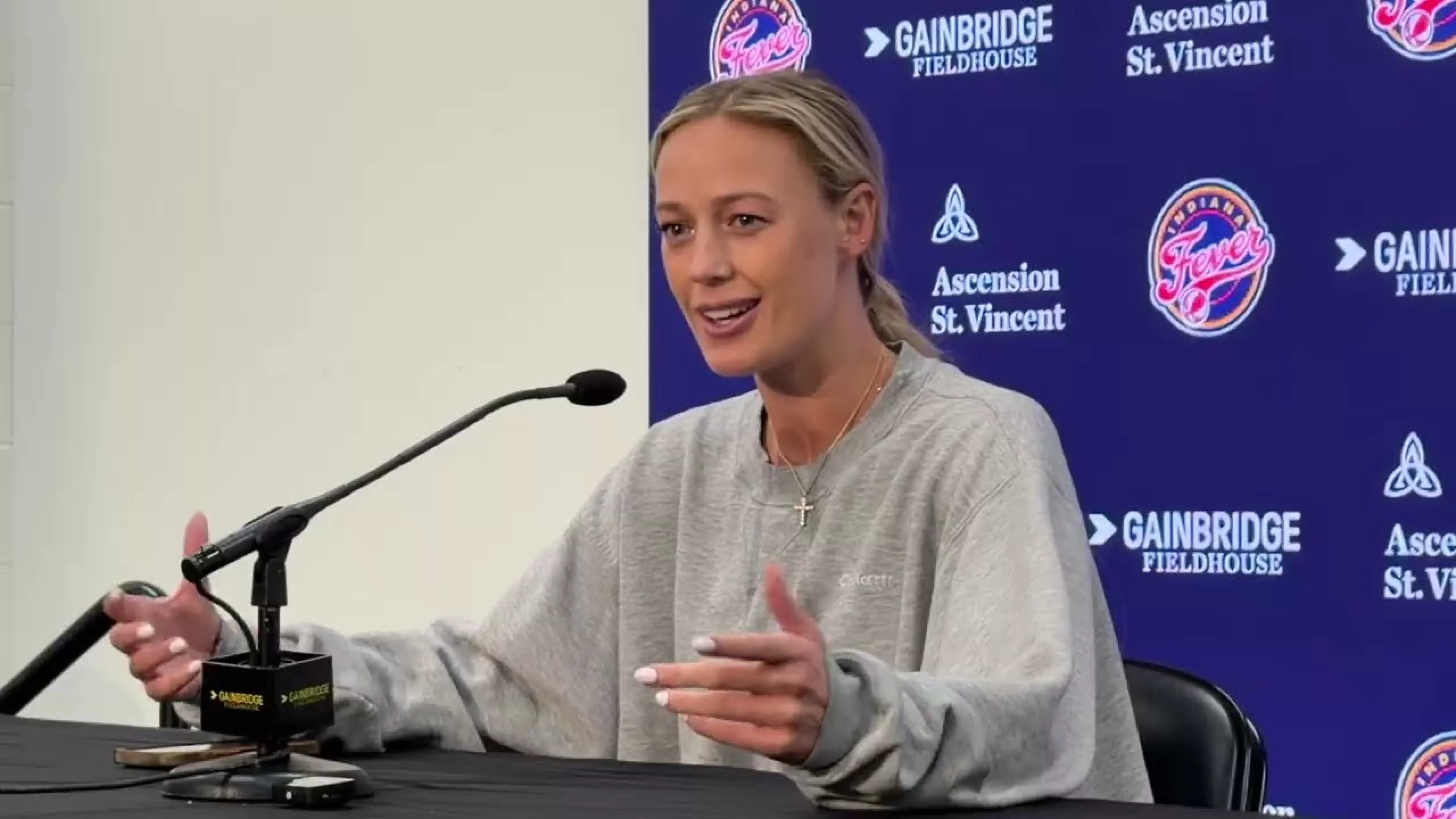 Sophie Cunningham FULL interview, her injury, WNBA, officiating ...