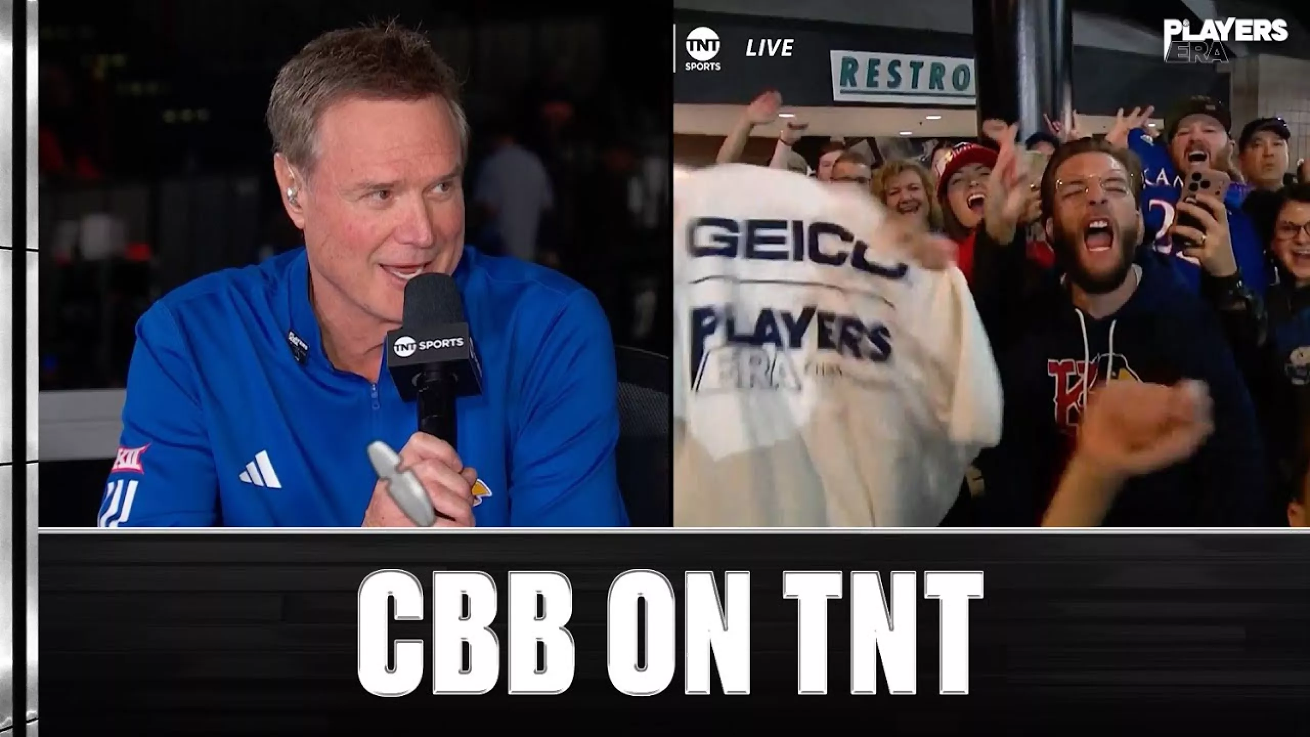 Coach Bill Self Joined the TNT Crew After Kansas' Win Over Syracuse 🤝👏 ...