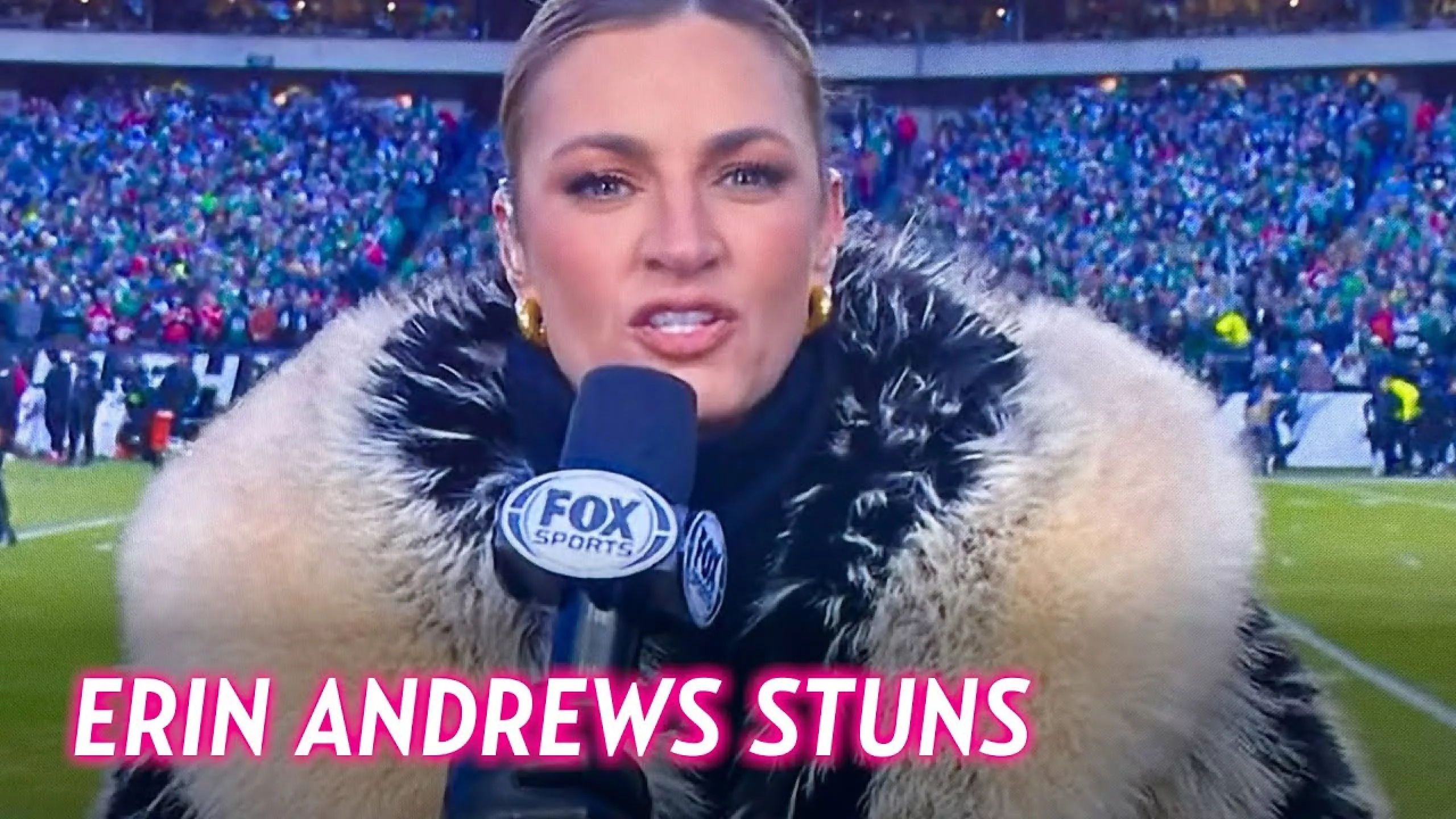Erin Andrews Steals the Show: $950 FOX JACKET Shocks NFL Fans: Clothes ...