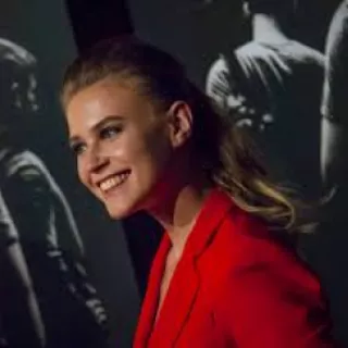 The leather jacket worn by Alice Vidal (Jeanne Goursaud) in the series ...