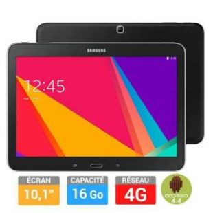 Samsung - Tablette Samsung Galaxy Tab 4 10'' Noir 16Go 4G