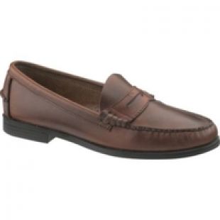 sebago - Women's Sebago Plaza - Brown Leather Penny Loafers
