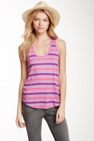 splendid - Splendid Striped Racerback Tank