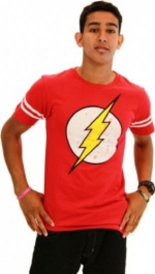 SHELDON’S THE FLASH SHIRT ON THE BIG BANG THEORY