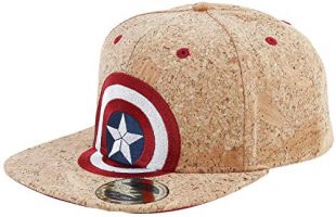 Marvel - Captain America Shield Logo - Cork Casquette Snapback multicolore