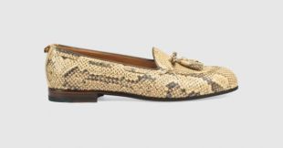 Gucci - Gucci Python tassel loafer