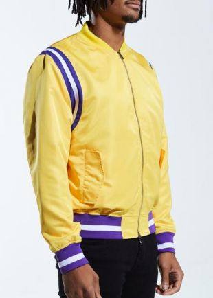 Big Baller Brand - Courtside Bomber Jacket (Yellow)