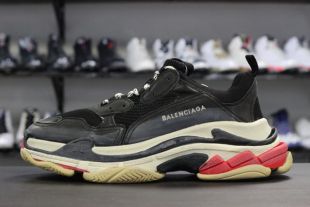Balenciaga - Balenciaga Triple S Black White Red