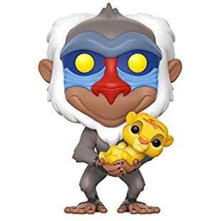 Funko - Pop! Disney: Lion King- Rafiki holding baby Simba