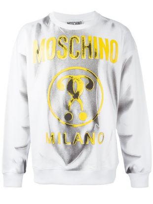 Moschino - Moschino Sweat à Logo Et Points D'interrogation Farfetch