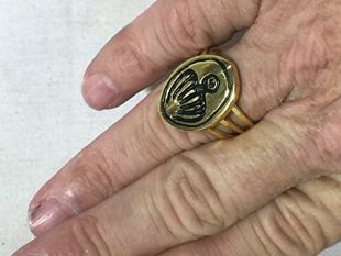 Reel Art - 007 James Bond, Thunderball SPECTRE Ring Metal, Very Detailed