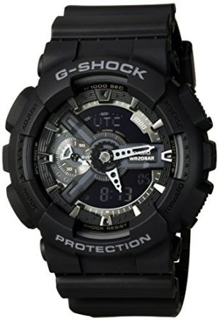G-shock - Casio G-Shock X-Large Display Stealth Black Watch (GA110-1B ...