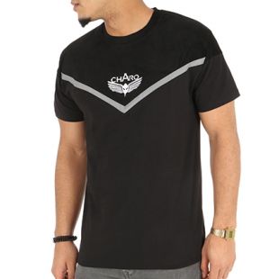 Charo - Charo Tee Shirt Shield Noir LaBoutiqueOfficielle.com