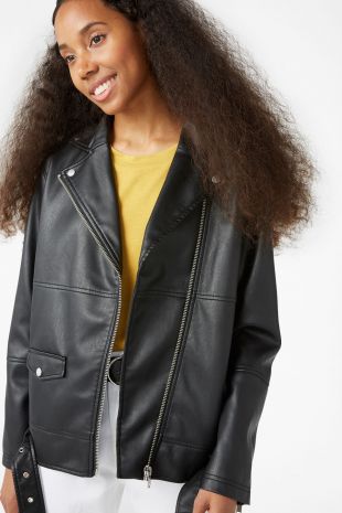 Monki - Biker jacket Black magic Coats & Jackets Monki