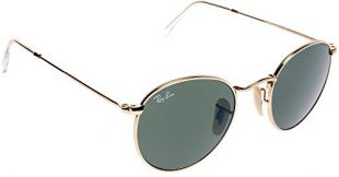 Ray-Ban - Ray-Ban Or Green Classic G-15 50mm RB3447 Lunettes Ronde ...
