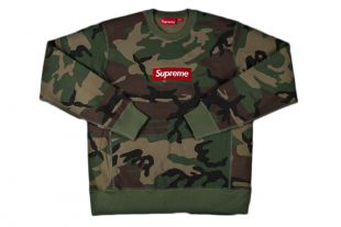 Supreme - Supreme Box Logo Crewneck Camo