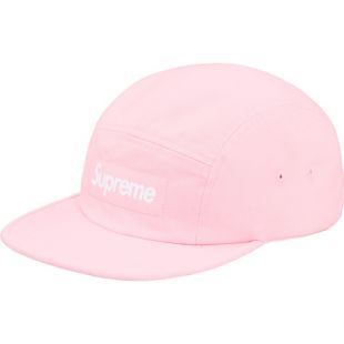 Supreme - Supreme Washed Chino Twill Camp Cap (SS18) Light Pink