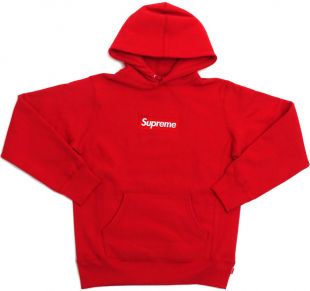 Supreme - Supreme Box Logo Hooded Sweatshirt Red