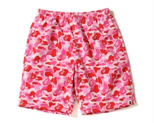 A Bathing Ape - Bape ABC Beach Shorts Pink